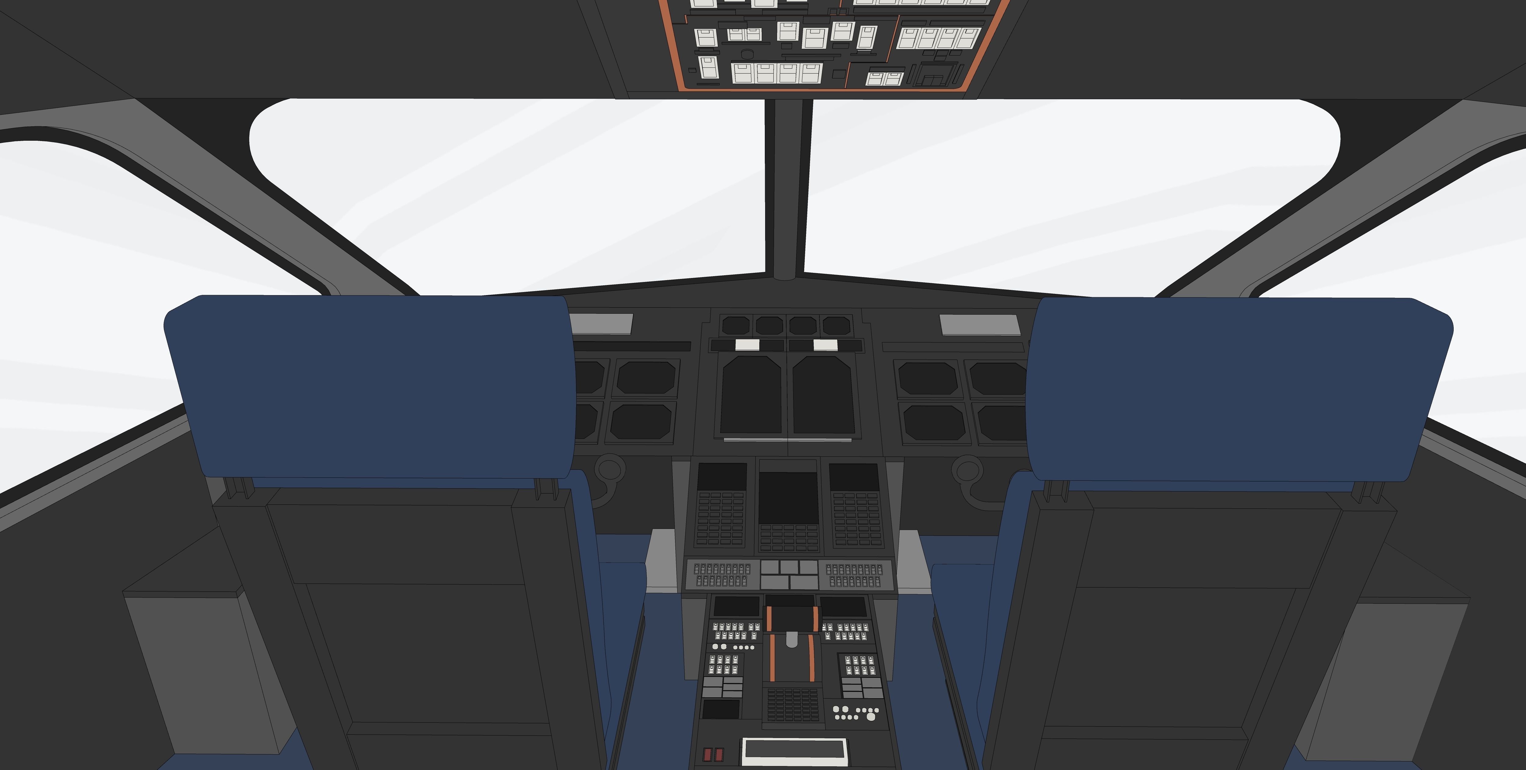 Cockpit 3D model | CGTrader