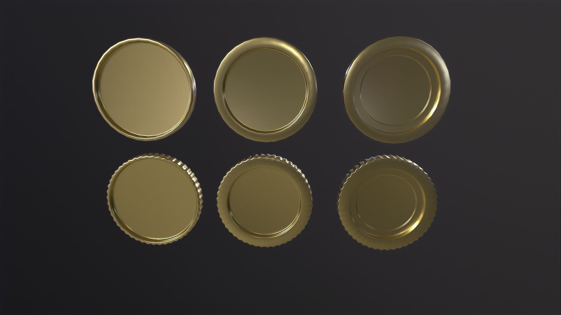 3D model Clean coins 3D Model VR / AR / low-poly | CGTrader