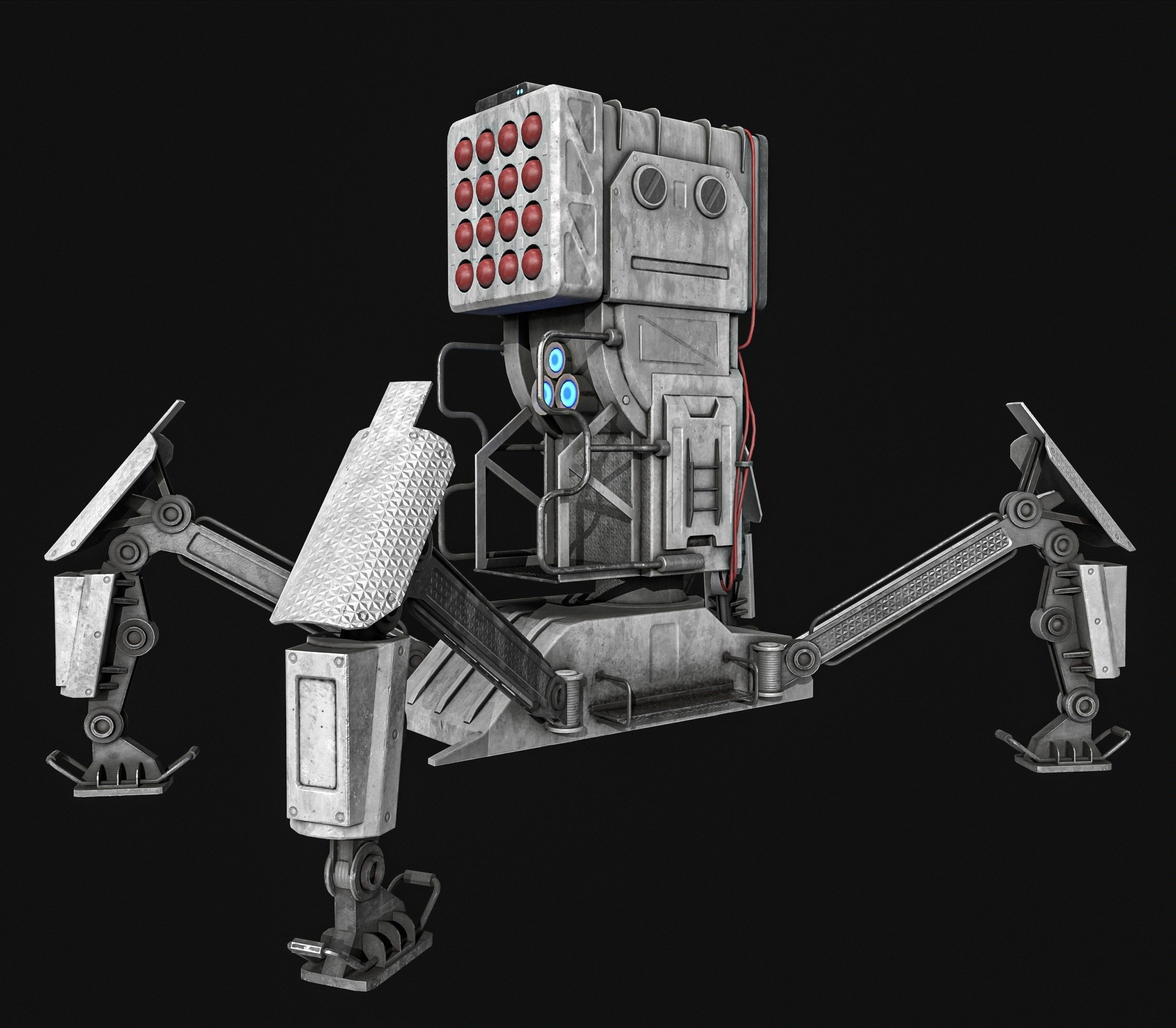 3D model Defense Robot VR / AR / low-poly | CGTrader