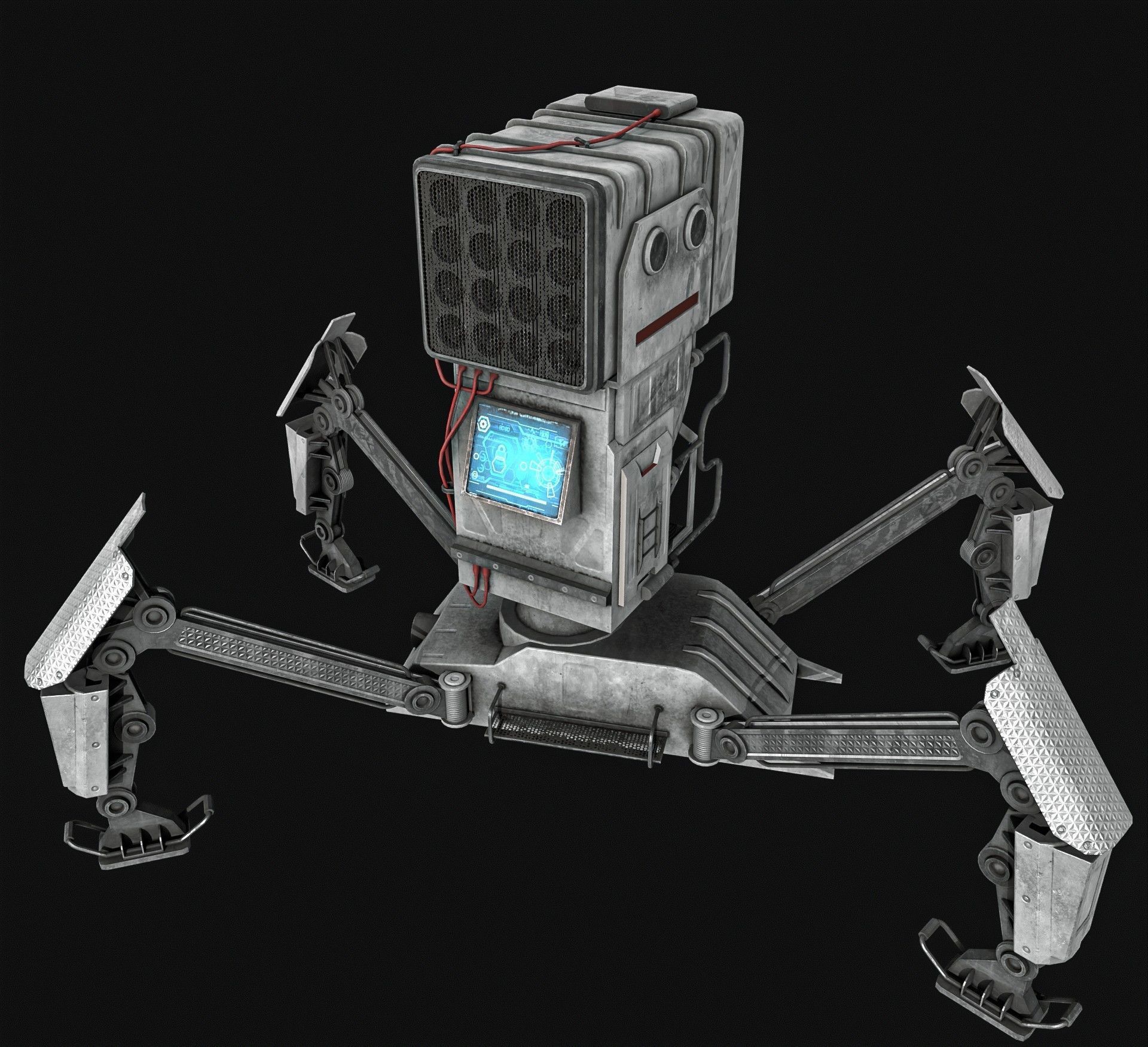 3D model Defense Robot VR / AR / low-poly | CGTrader