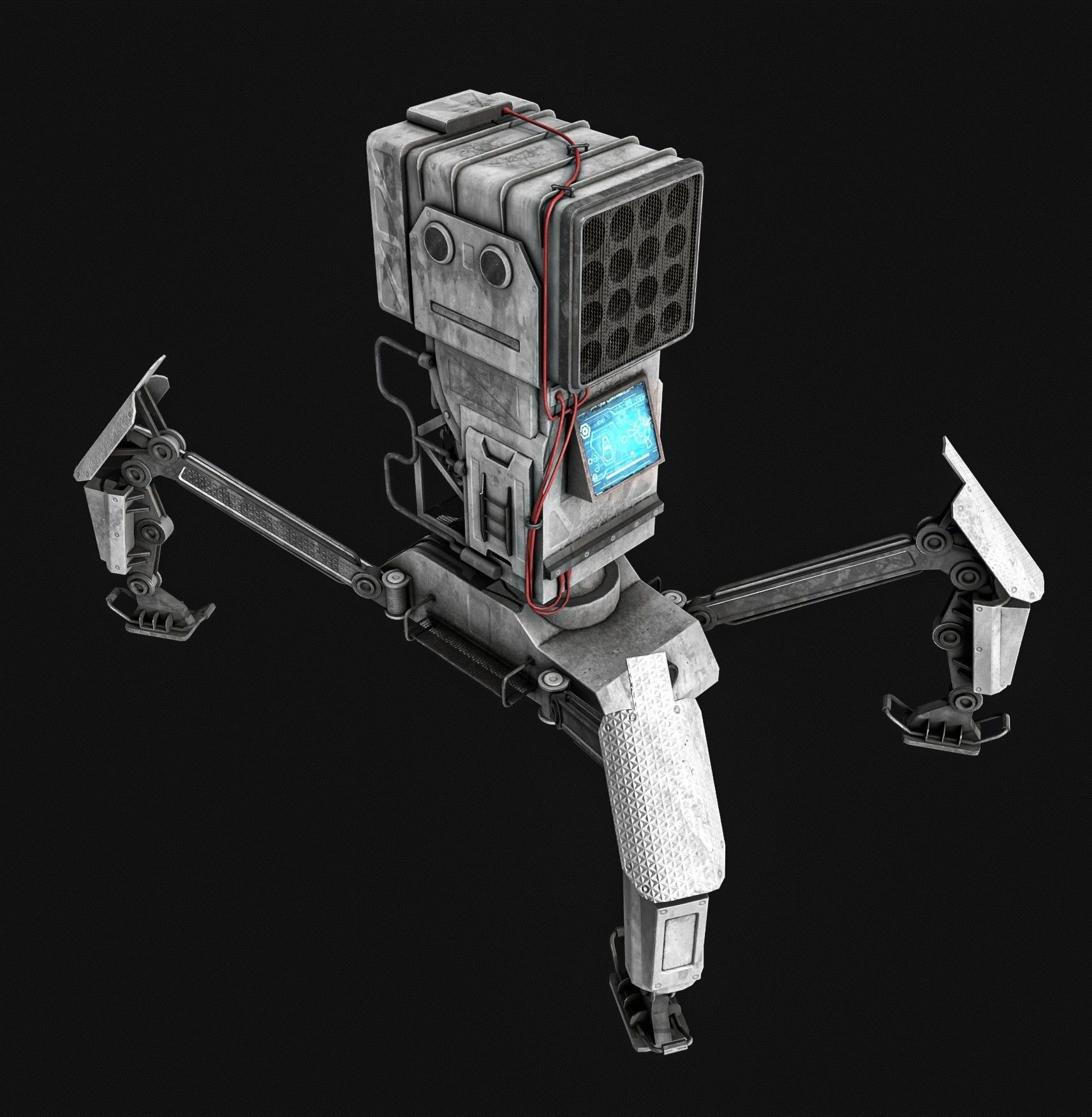 3D model Defense Robot VR / AR / low-poly | CGTrader