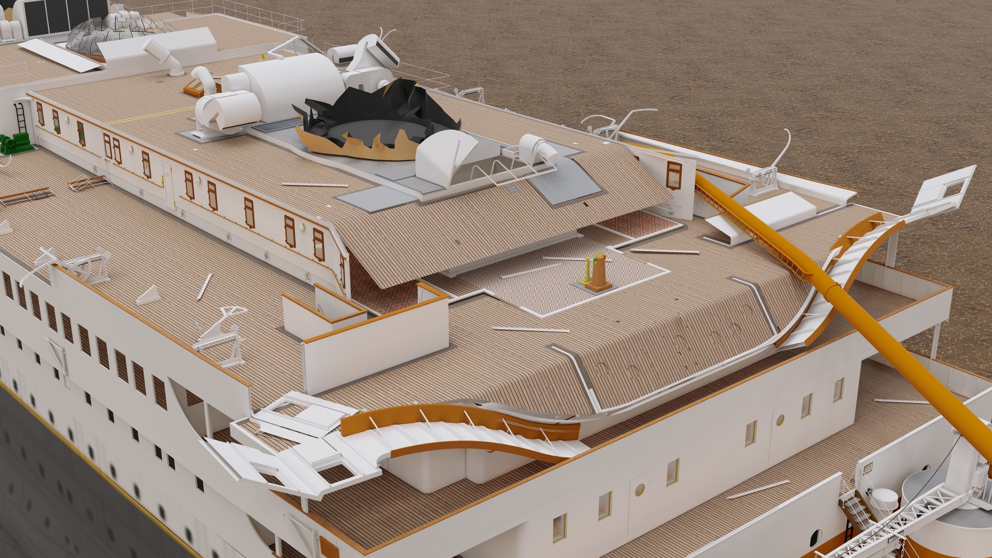 RMS Titanic Wreck 3D model | CGTrader