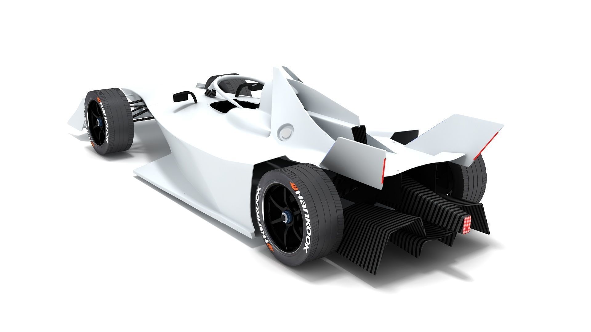Gen3 Formula E Race Car Season 2022 - 2023 white 3D model | CGTrader