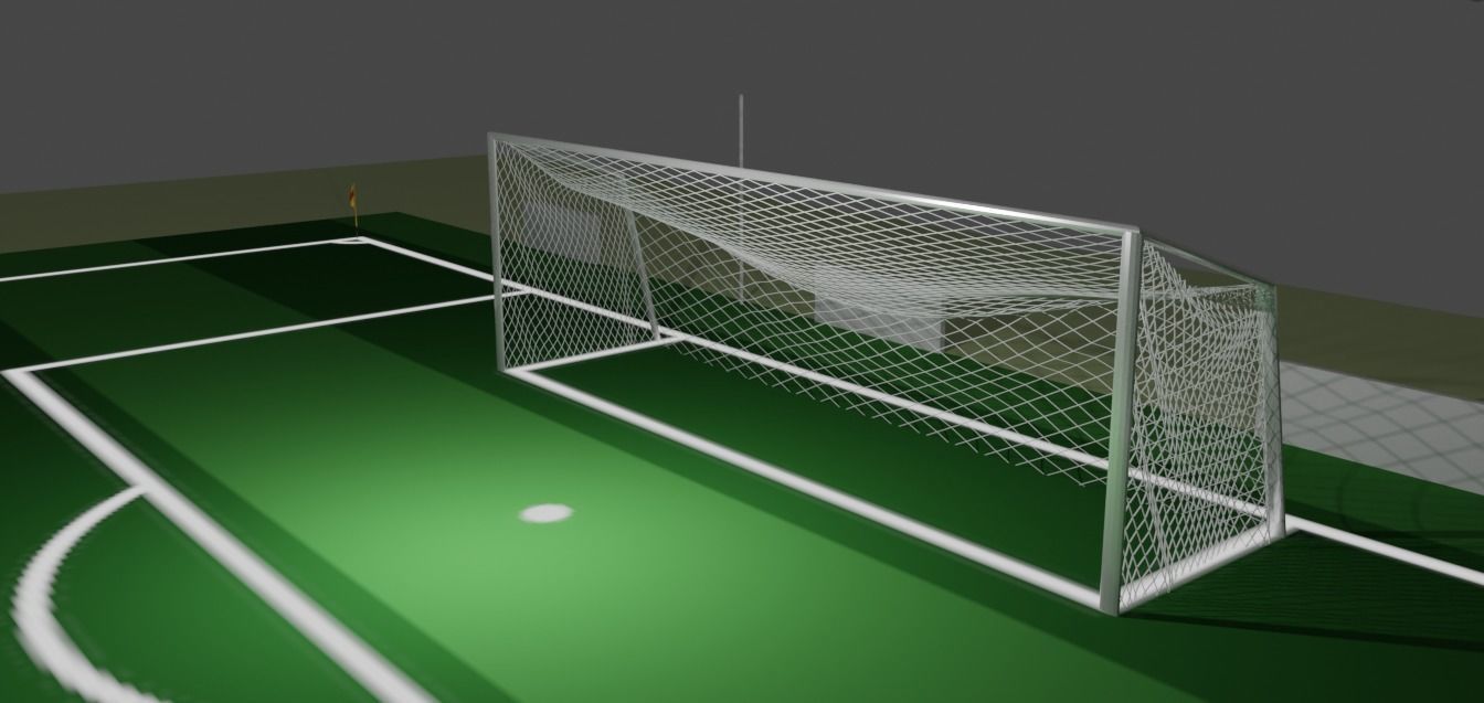 Football Goal free 3D model | CGTrader