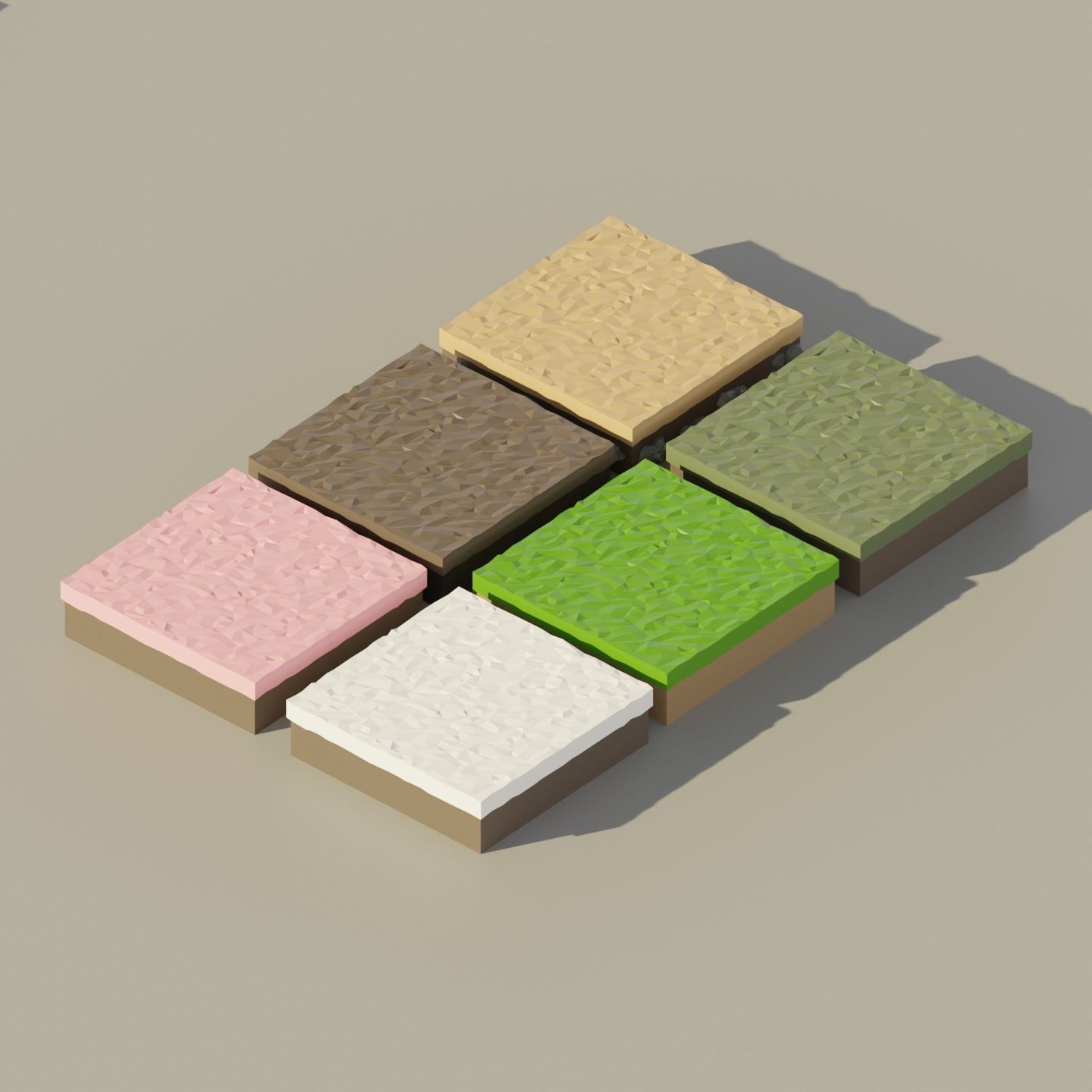 3D model Low Poly Terrains VR / AR / low-poly | CGTrader