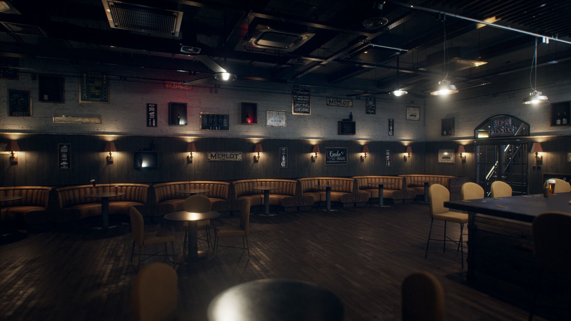 Dive Bar Environment 3D model | CGTrader