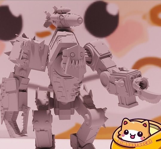 HAPPY ORK MECH 3D model 3D printable | CGTrader