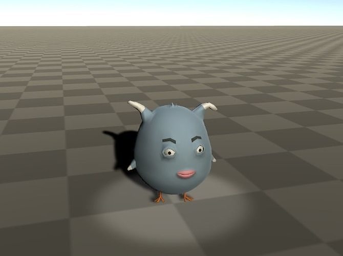 3D Animated Fantasy Creature free VR / AR / low-poly 3D model animated ...