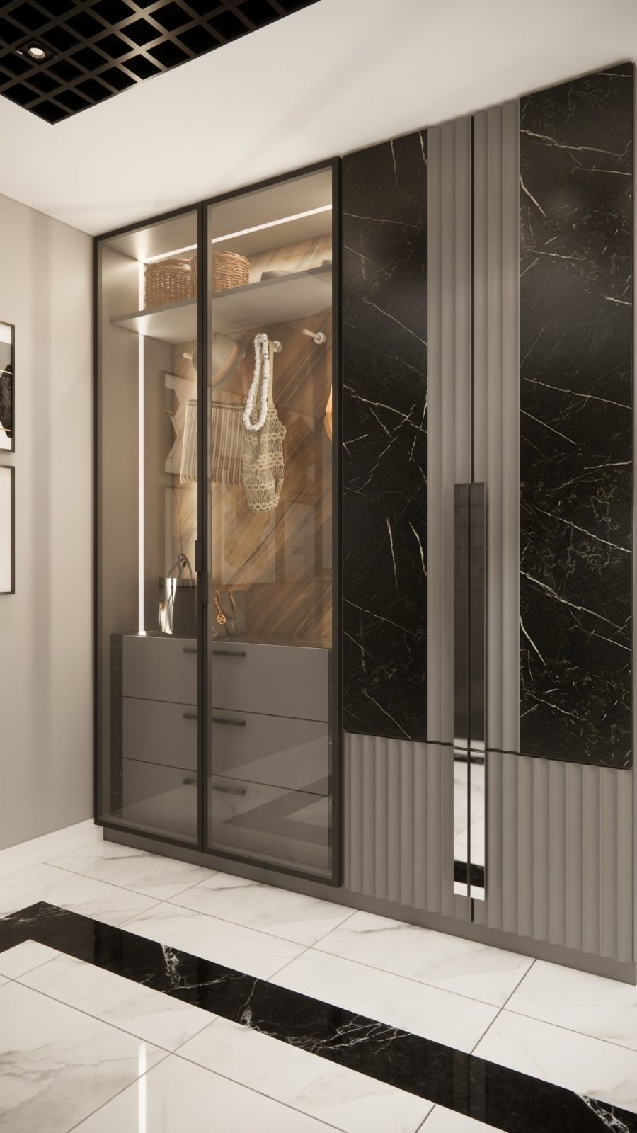 3D model sketchup enscape render scene hall design VR / AR / low-poly ...