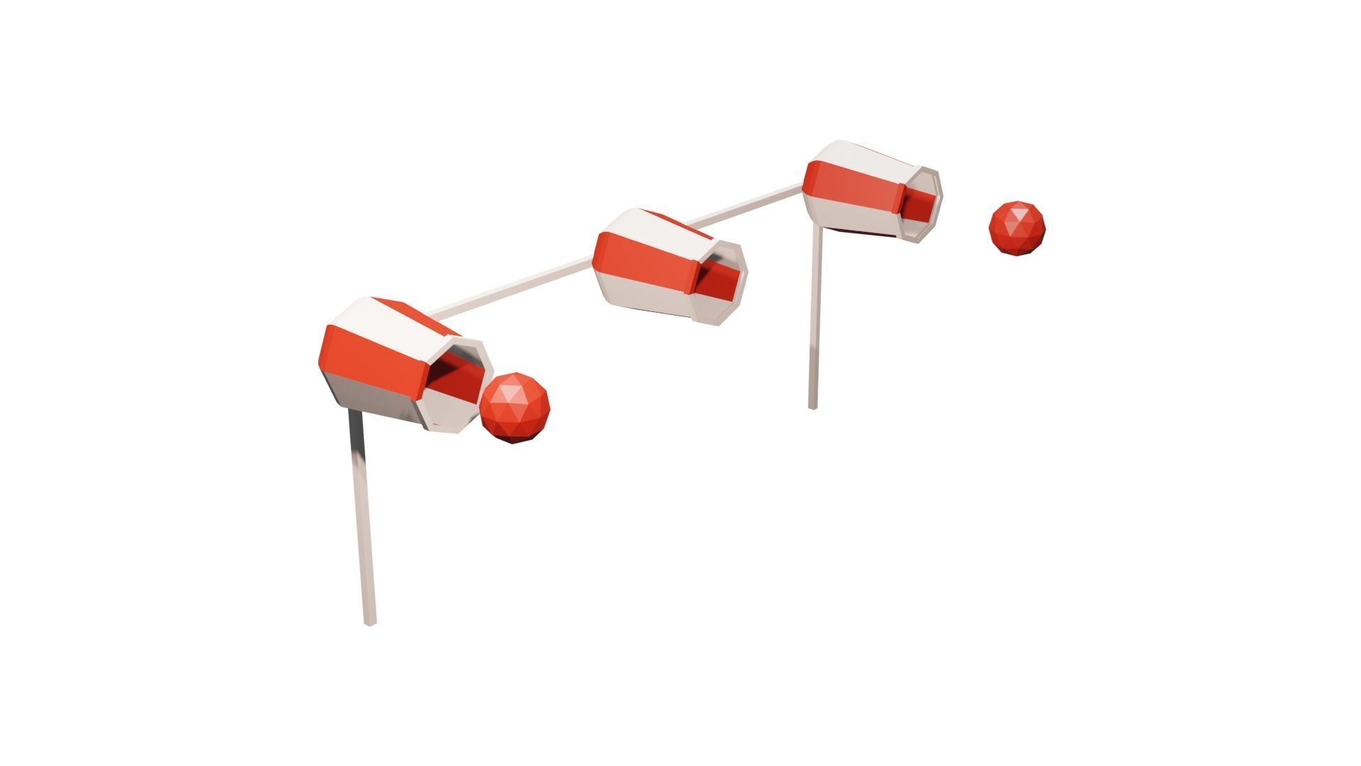 3D model 3D Lowpoly Game Obstacles Set VR / AR / low-poly | CGTrader