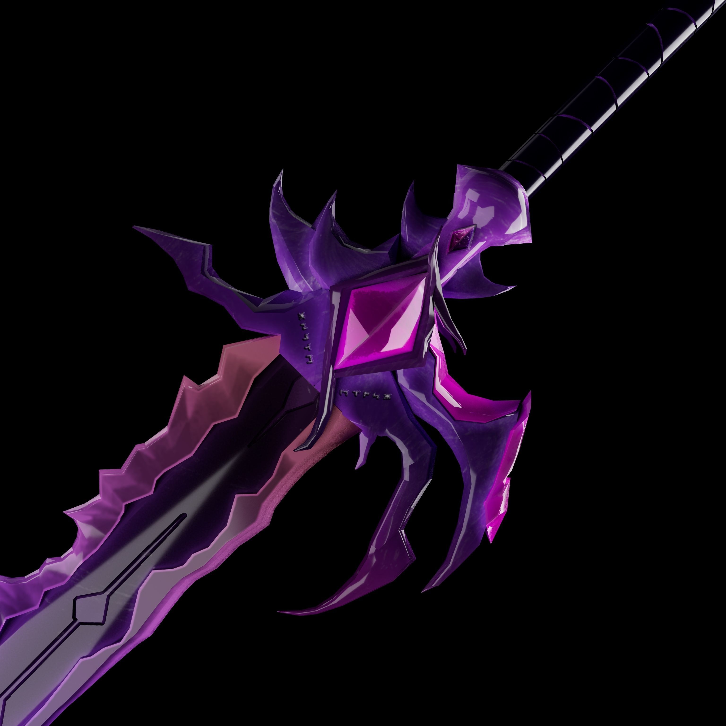 3D model sword of darkness VR / AR / low-poly | CGTrader