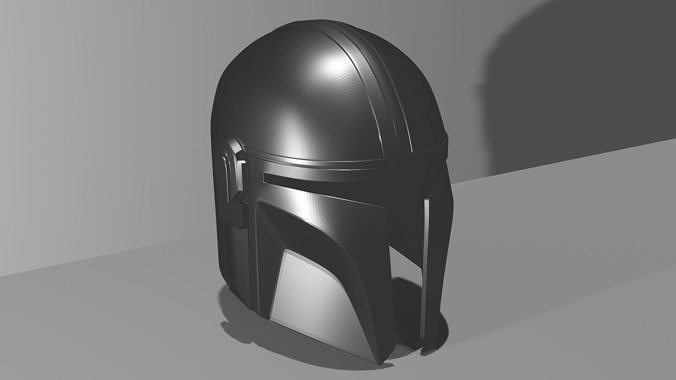 Mandalorian Helmet Mando Helmet Full Size 3D model 3D printable | CGTrader