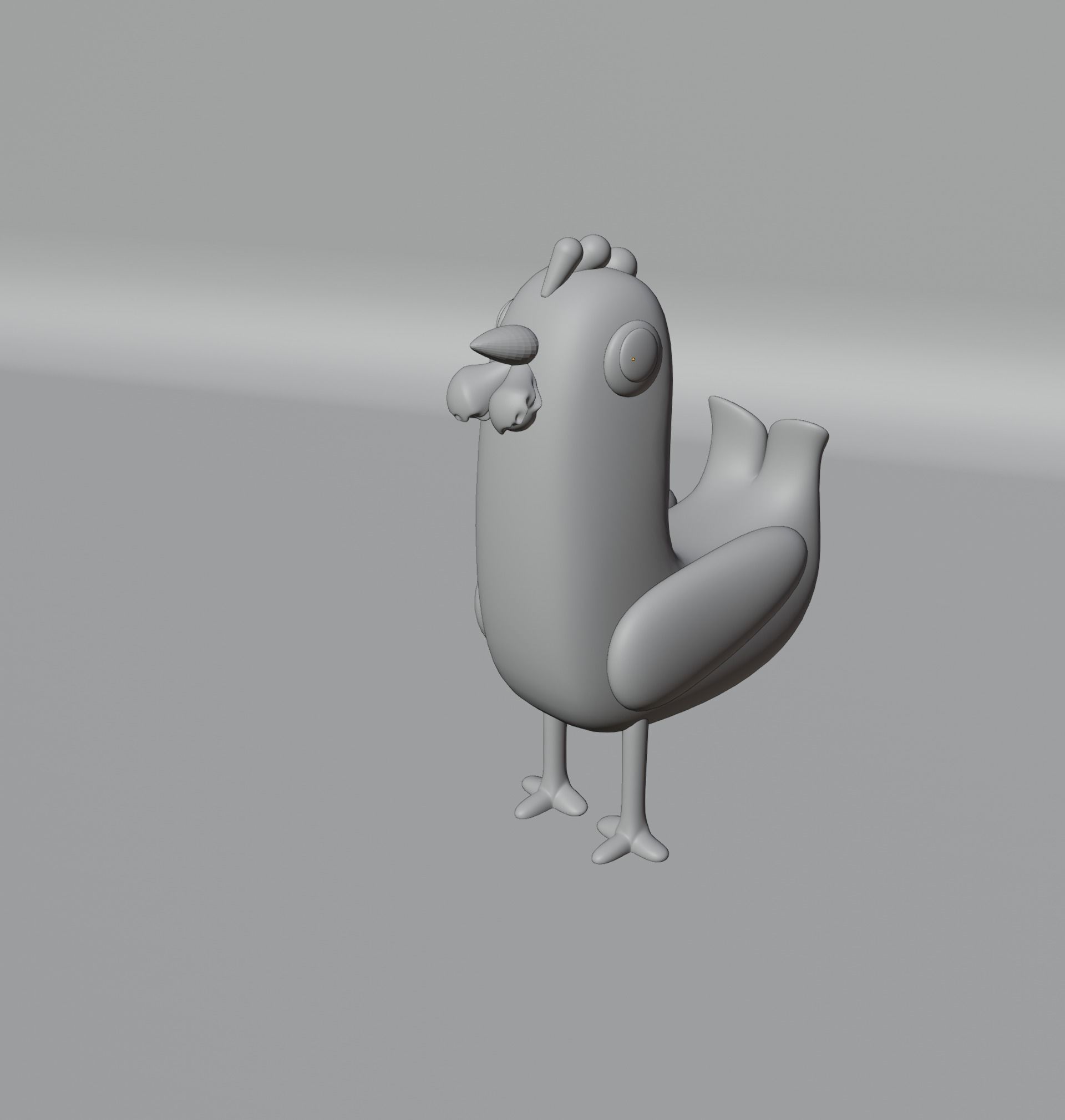 3D Cute Chicken Model - 3D Model For Cartoons - Chicken Model 3D 3D ...