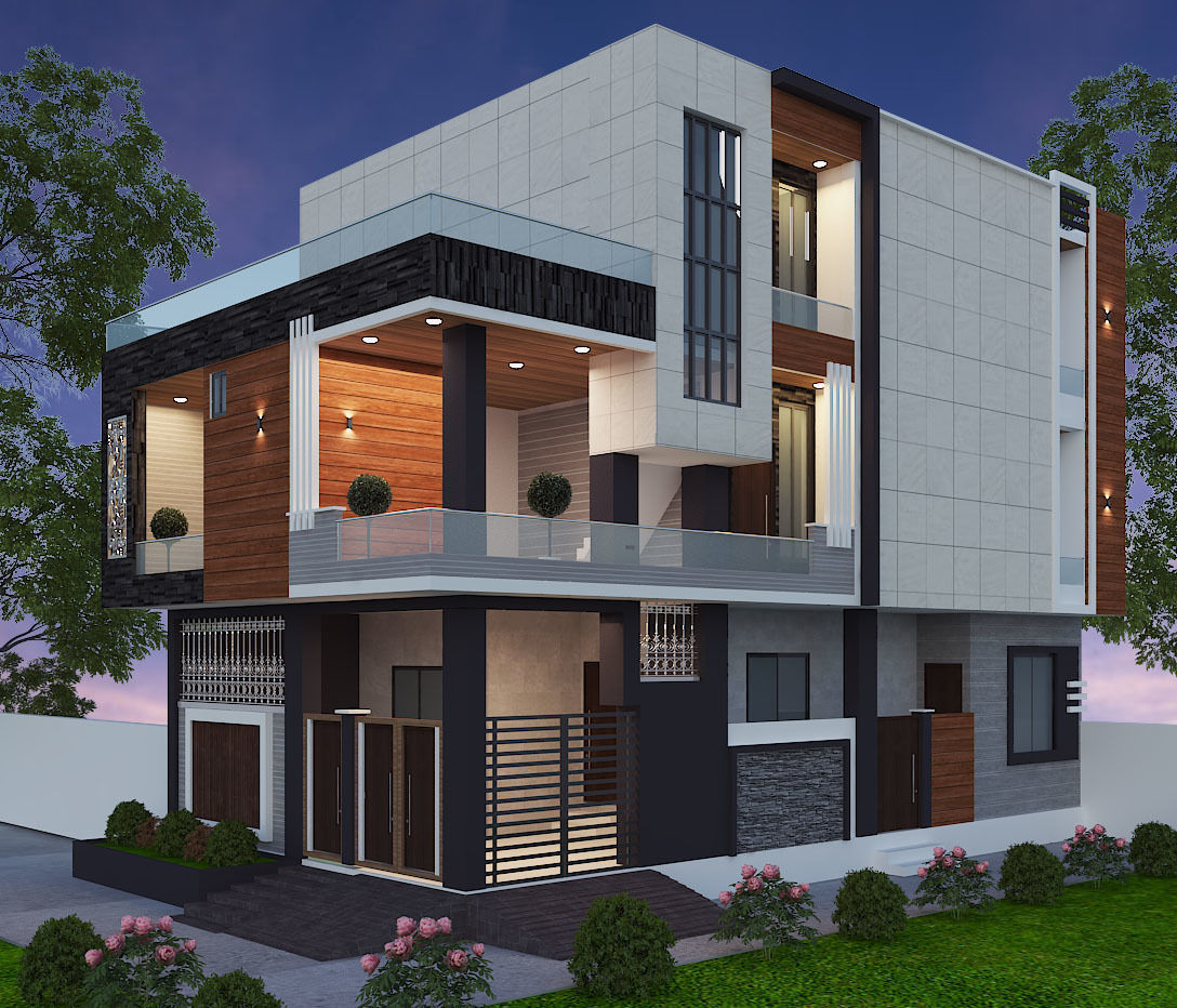 3d exterior rendering design 3D model | CGTrader