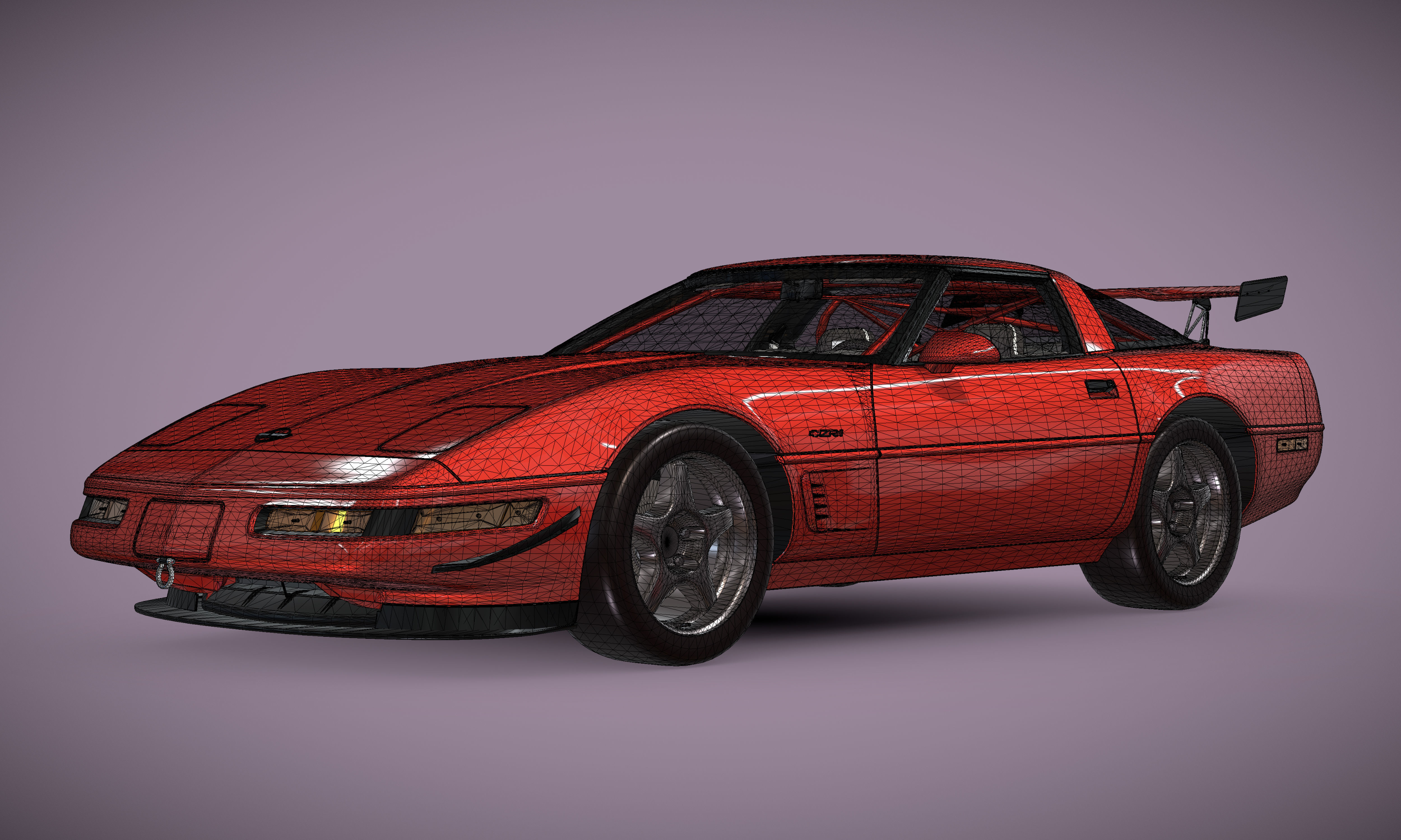 Chevrolet Corvette C4 ZR1 - 1983-1996 3D model | CGTrader