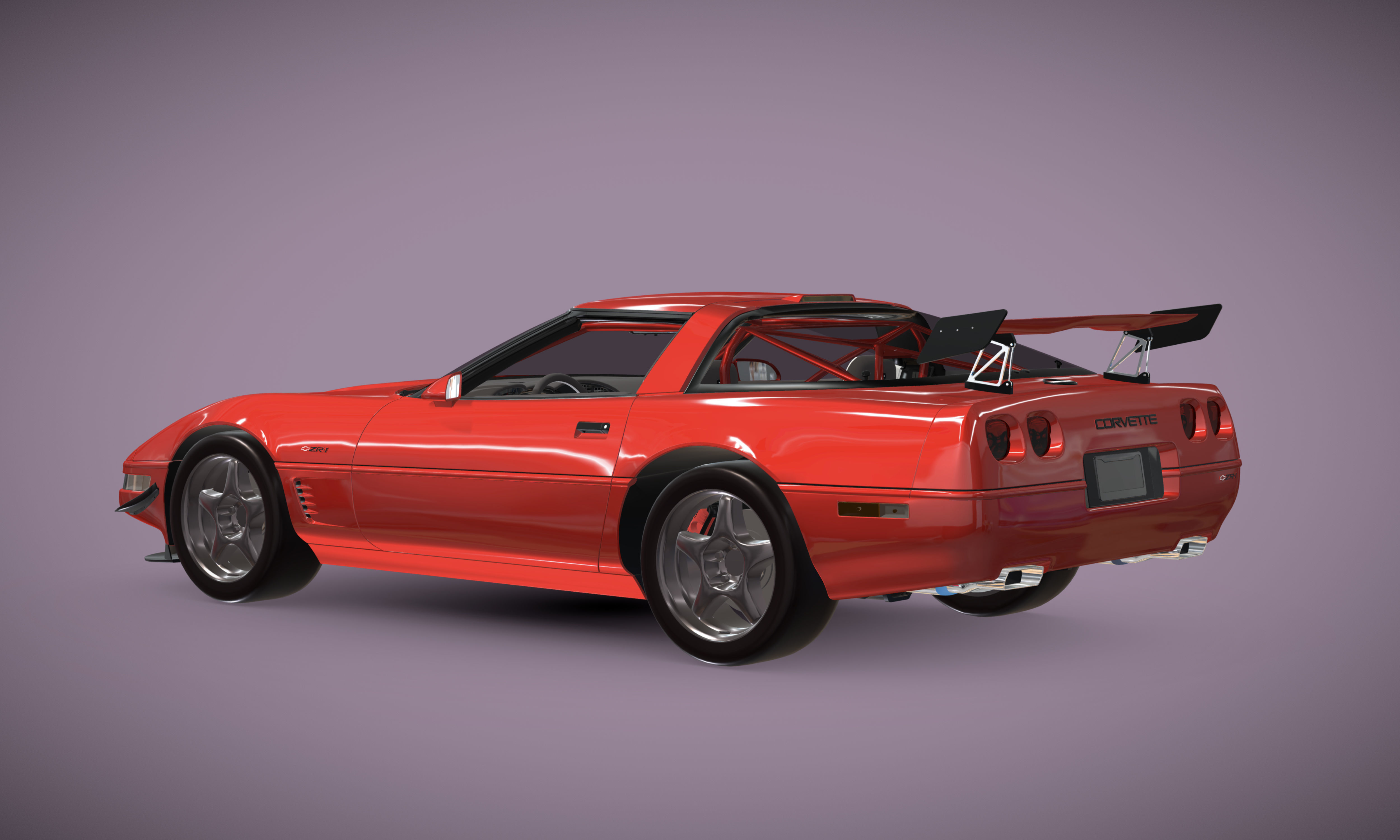 Chevrolet Corvette C4 ZR1 - 1983-1996 3D model | CGTrader