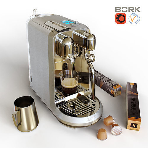 Capsule coffee BORK C830 Creatista Plus 3D model | CGTrader