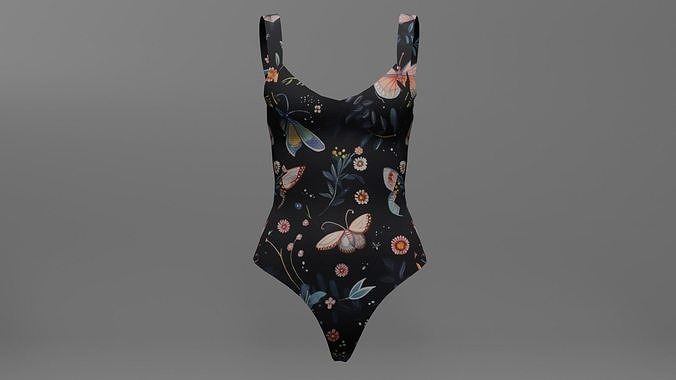 Body Toile de Jouy 3D model | CGTrader