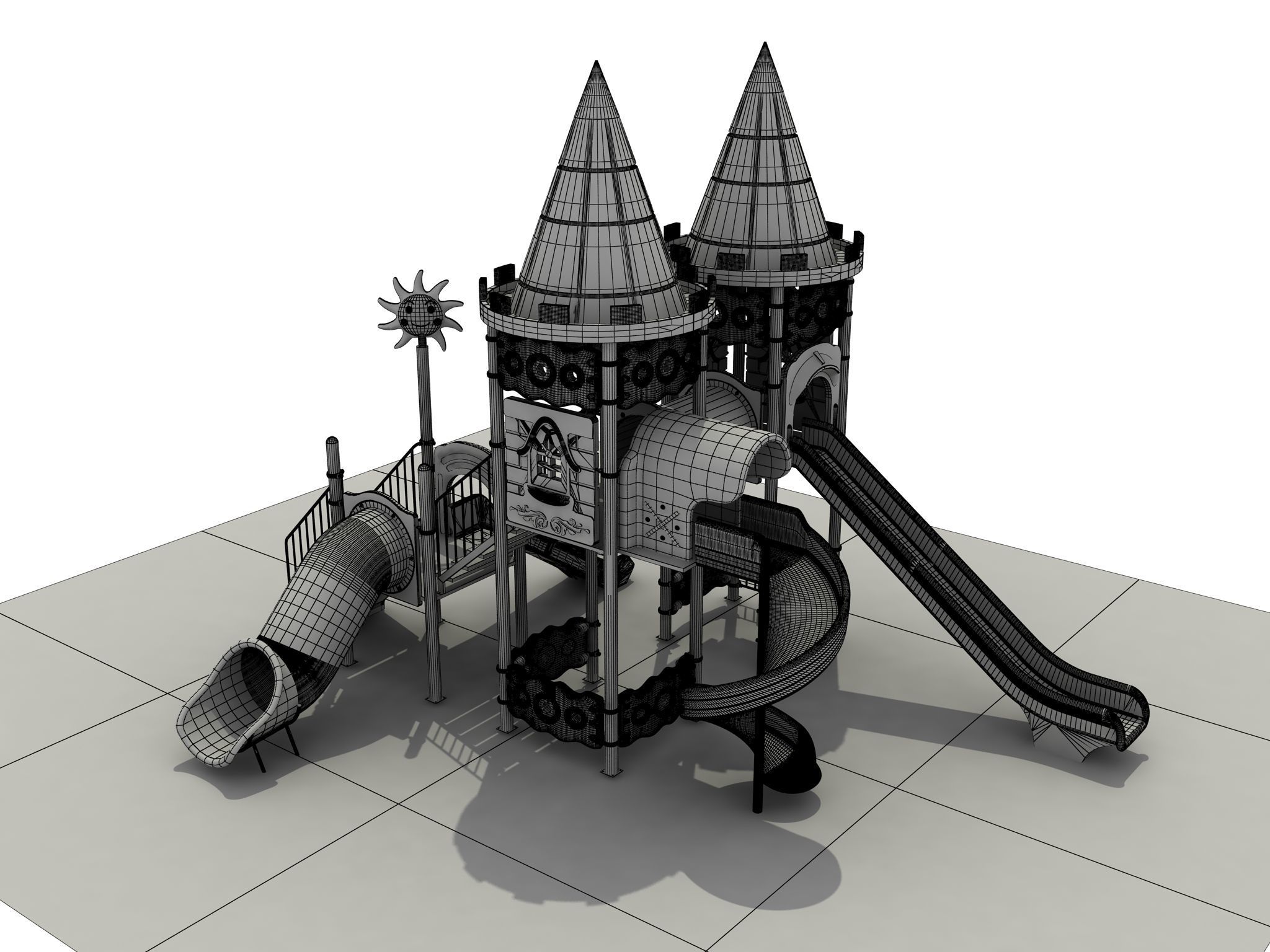 3D Polythene Playground 055 3D model | CGTrader