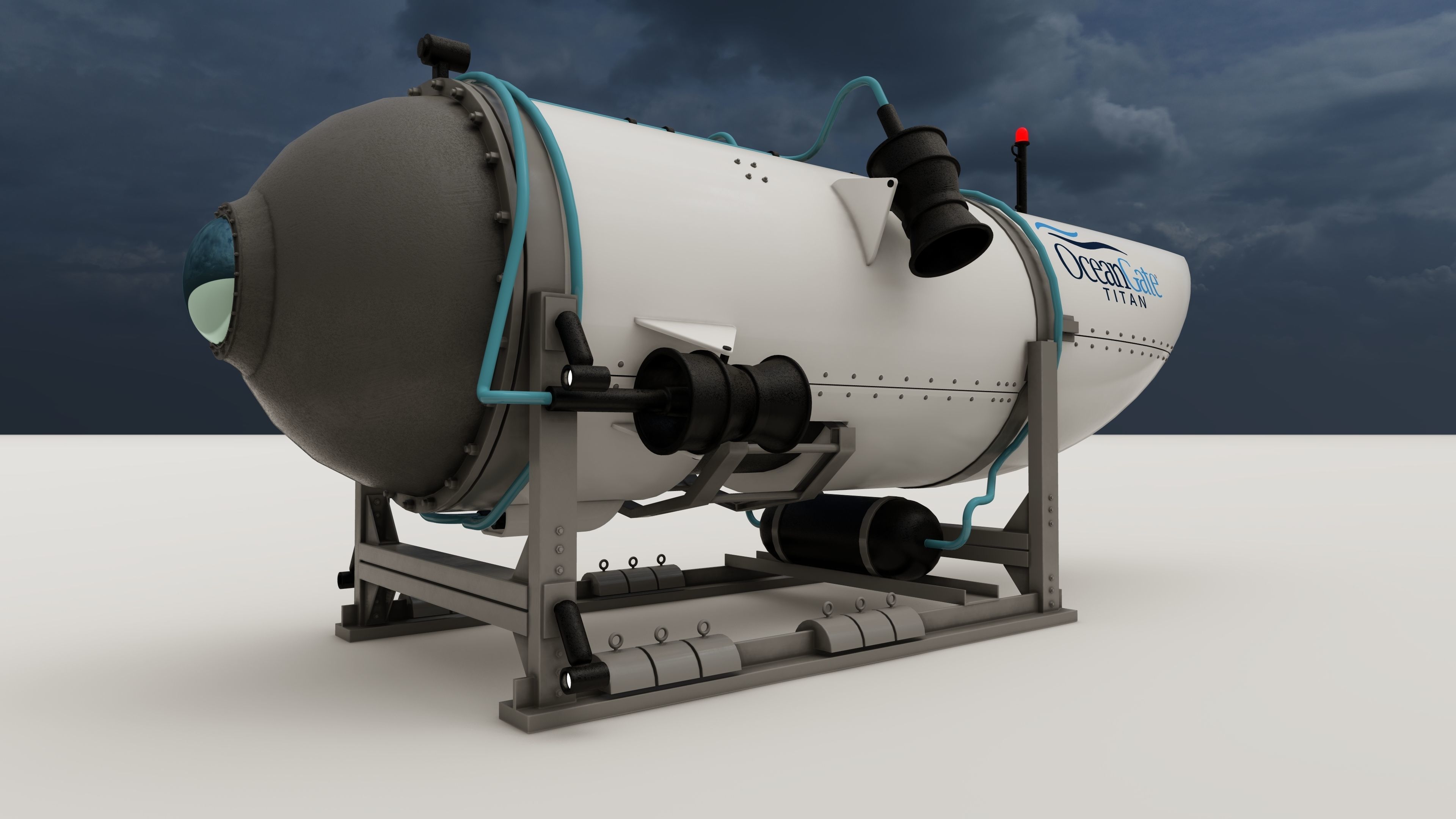 OceanGate - TITAN Submarine 3D model | CGTrader