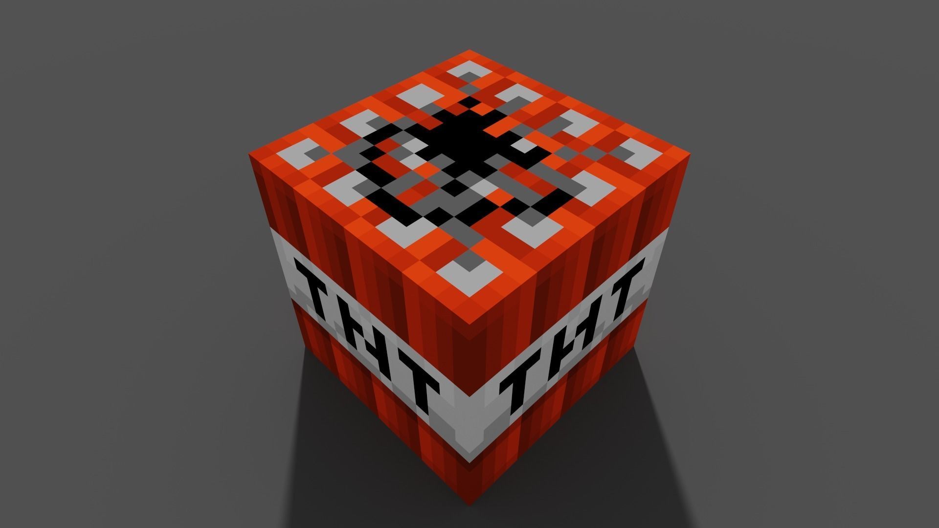 3D model MineCraft TNT block model VR / AR / low-poly | CGTrader