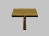 3D model MineCraft oak sign model VR / AR / low-poly | CGTrader