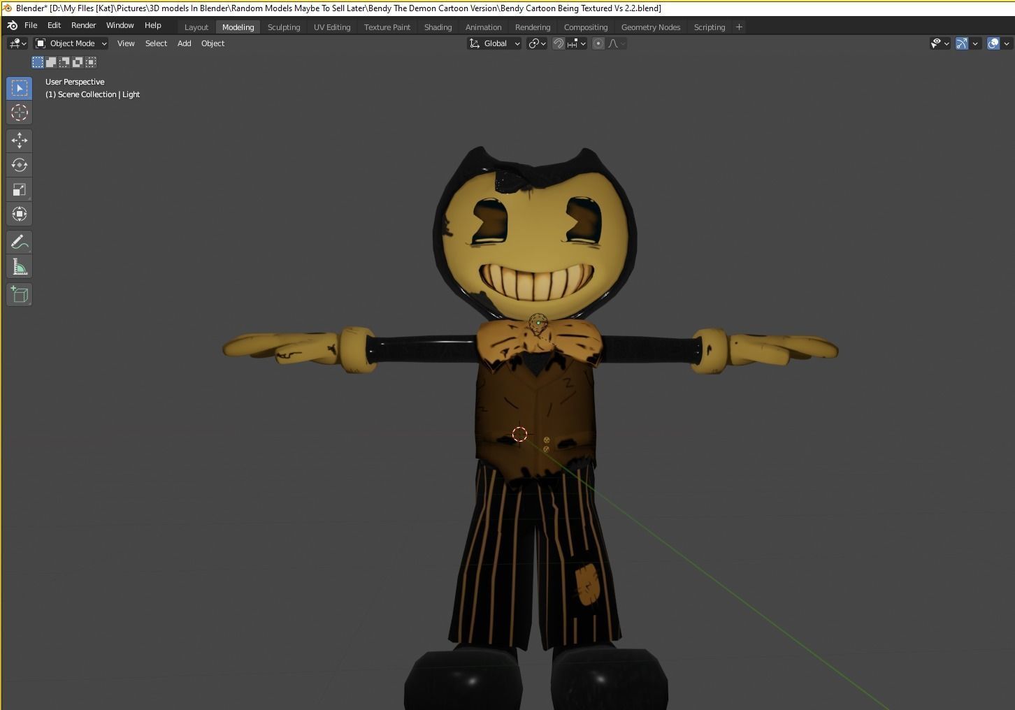 3D model Bendy The Demon Cartoon BATDR VR / AR / low-poly | CGTrader