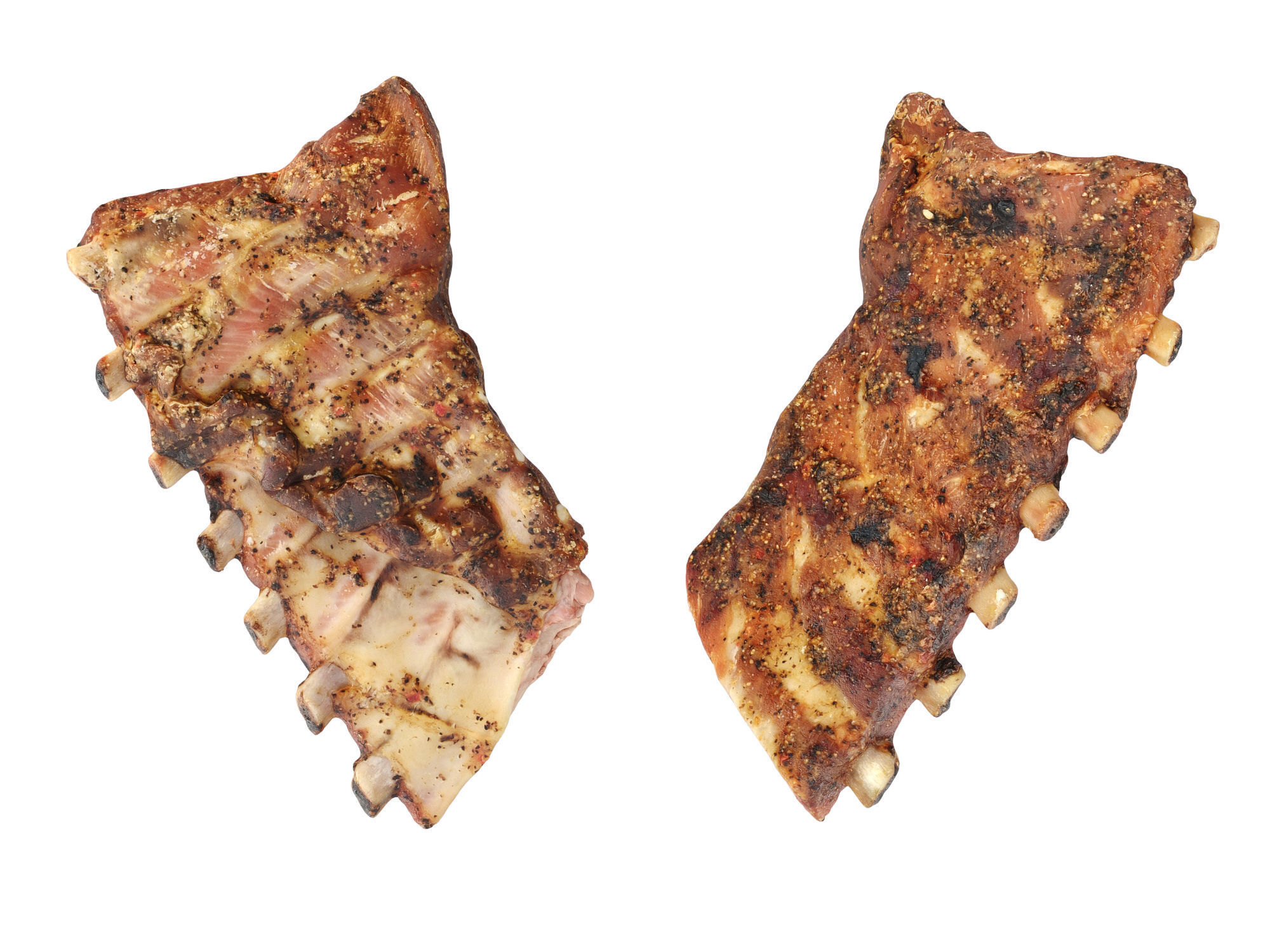 Grilled Ribs 3D model | CGTrader