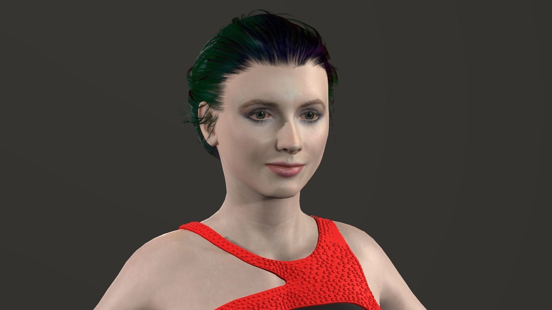 3D model Karen Gillan VR / AR / low-poly | CGTrader