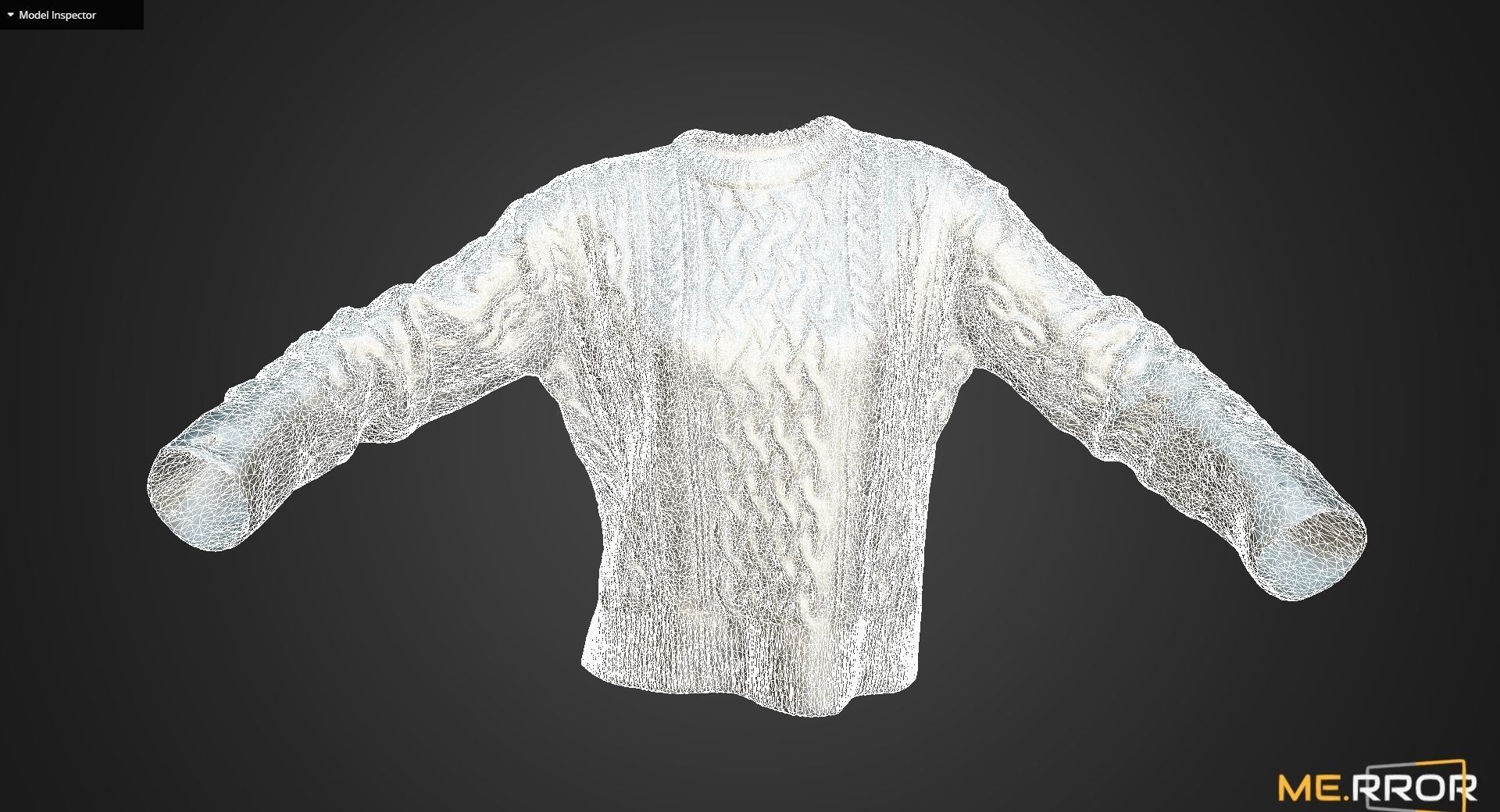 White Knit Sweater 3D model | CGTrader