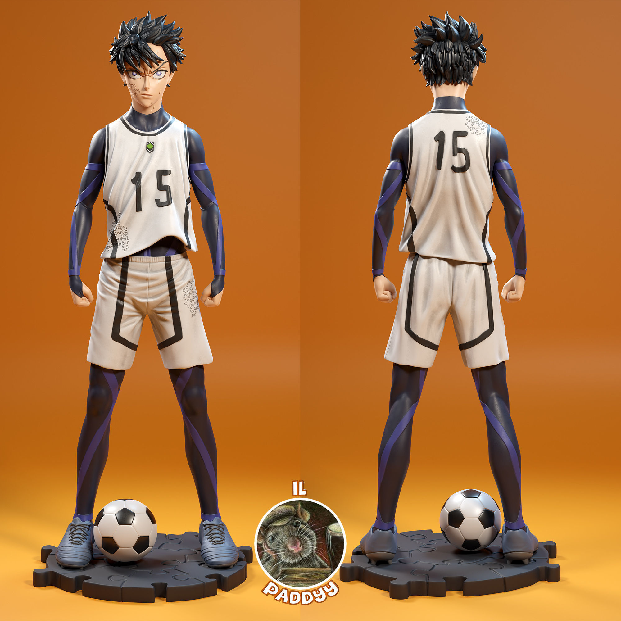 ISAGI YOICHI-BLUE LOCK 3D model 3D printable | CGTrader