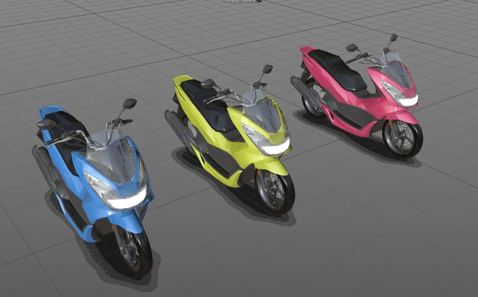 3D model Honda PCX 125 Bike 3D Model Game Model VR / AR / low-poly ...