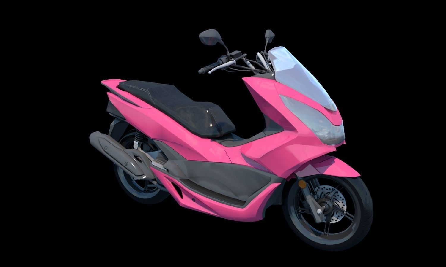 3D model Honda PCX 125 Bike 3D Model Game Model VR / AR / low-poly ...