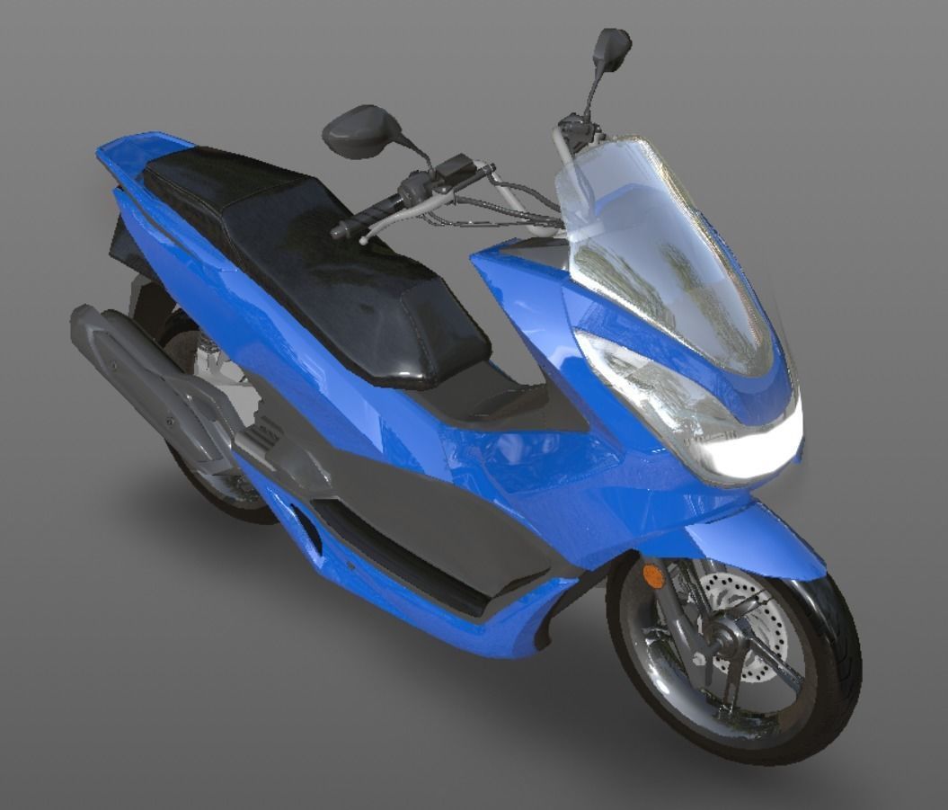 3D model Honda PCX 125 Bike 3D Model Game Model VR / AR / low-poly ...