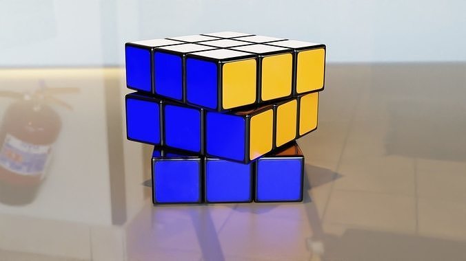 Realistic Rubik Cube 3D model | CGTrader
