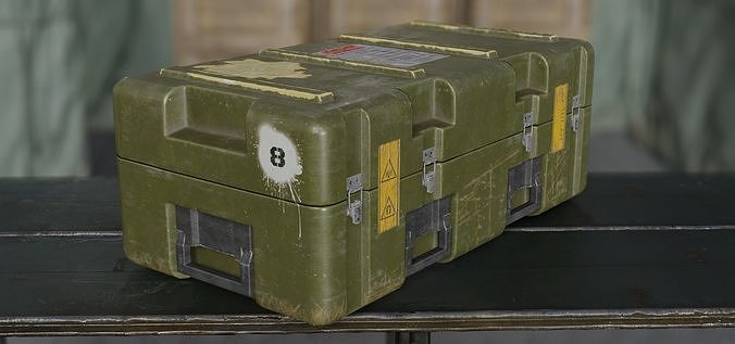 3D model game ready ammo box VR / AR / low-poly | CGTrader
