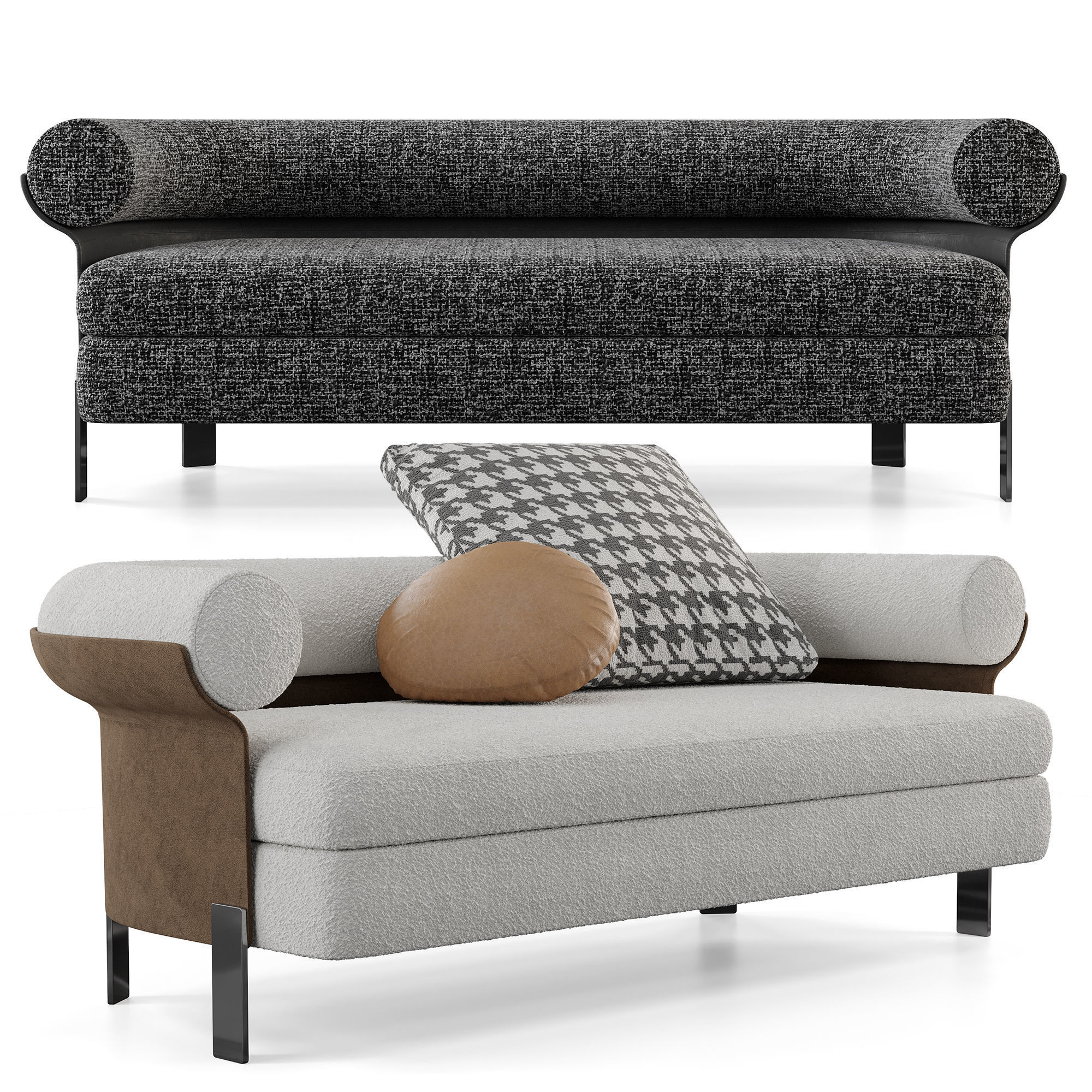 3D model Mattia Sofa By Minotti VR / AR / low-poly | CGTrader