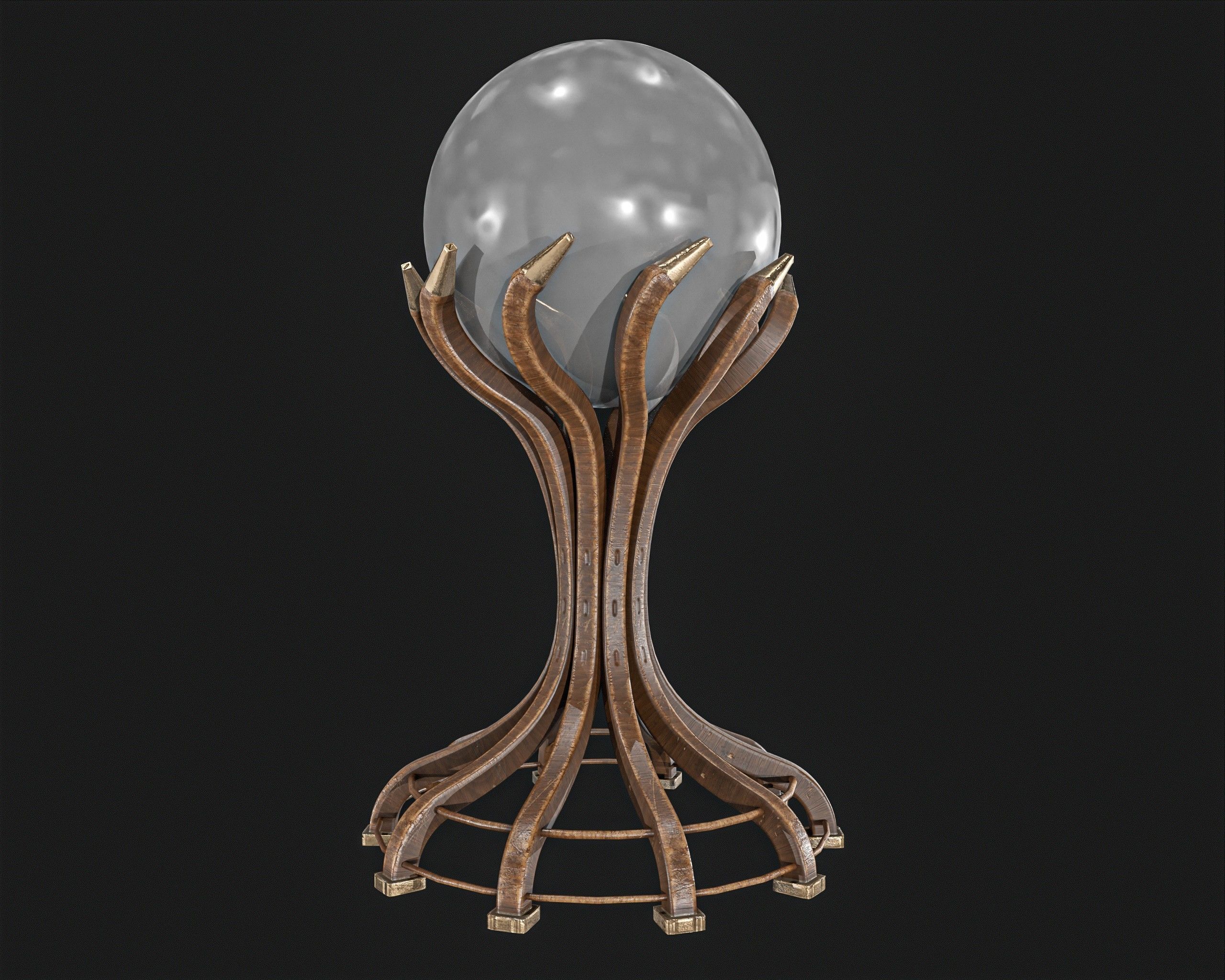 3D model Amlong Crystal Ball 2 Types VR / AR / low-poly | CGTrader