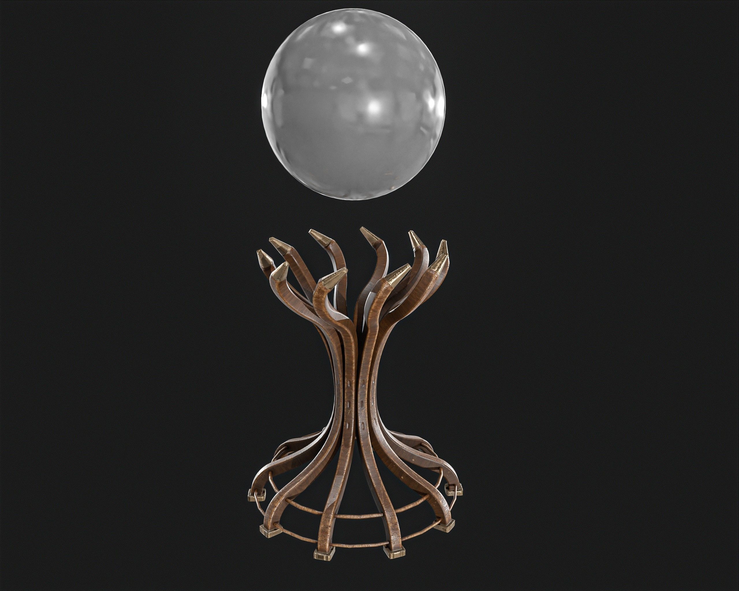 3D model Amlong Crystal Ball 2 Types VR / AR / low-poly | CGTrader