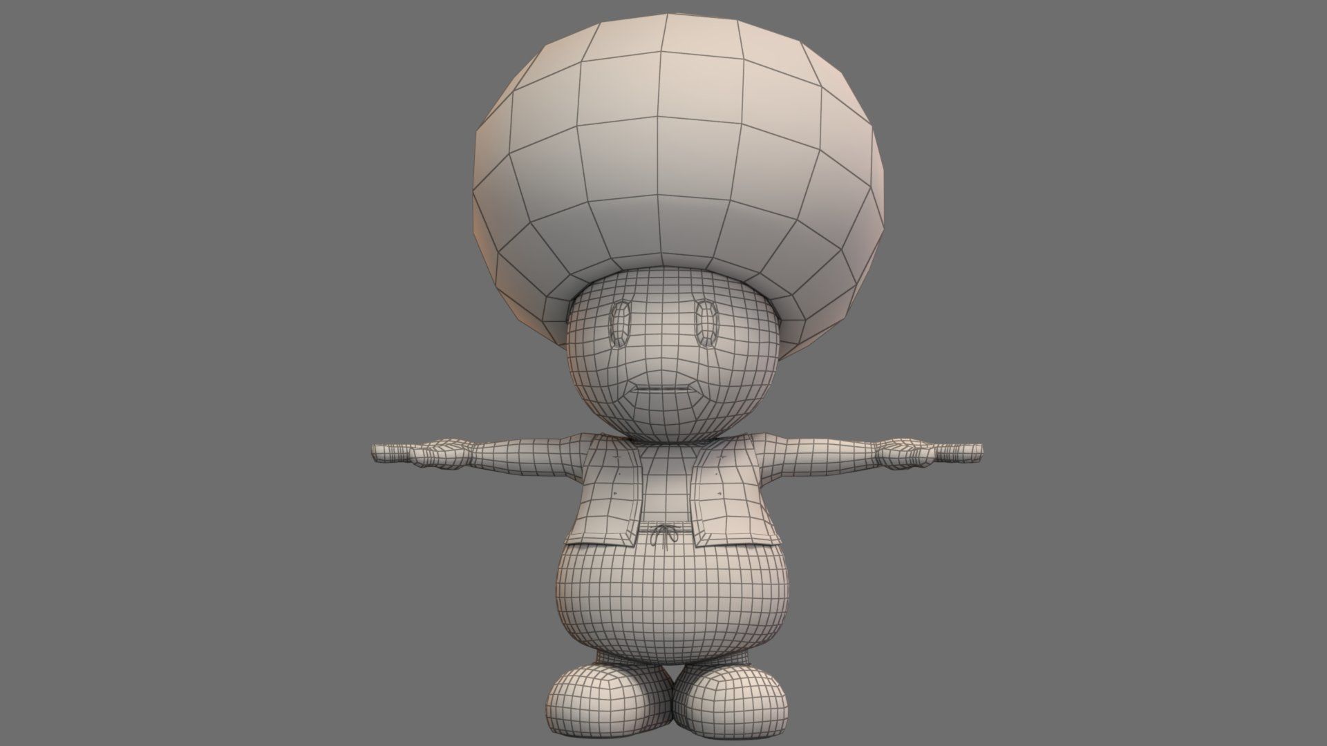 Toad Rig From The Super Mario Bros Movie 3D model rigged | CGTrader