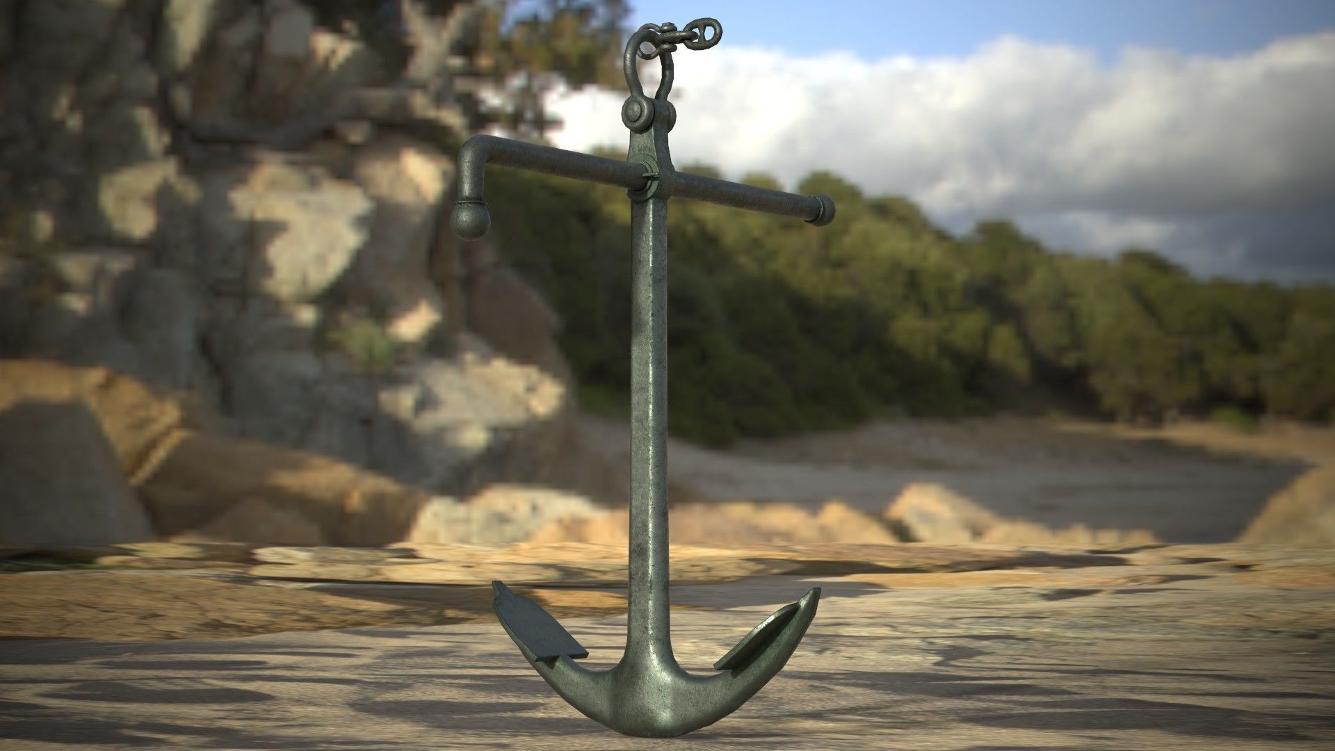 3D model Anchor VR / AR / low-poly | CGTrader