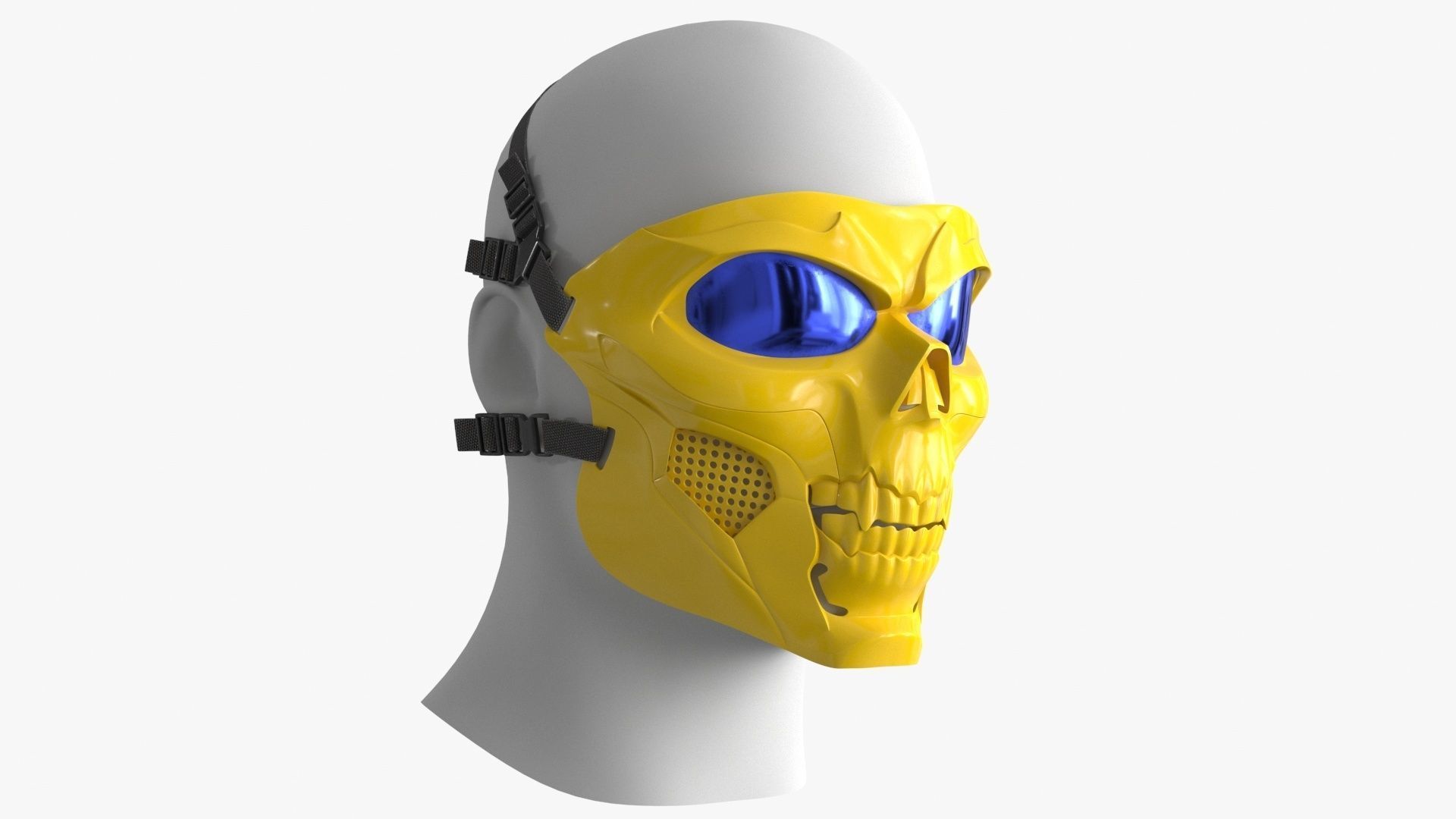 3D model Skull Mask 4 colors VR / AR / low-poly | CGTrader