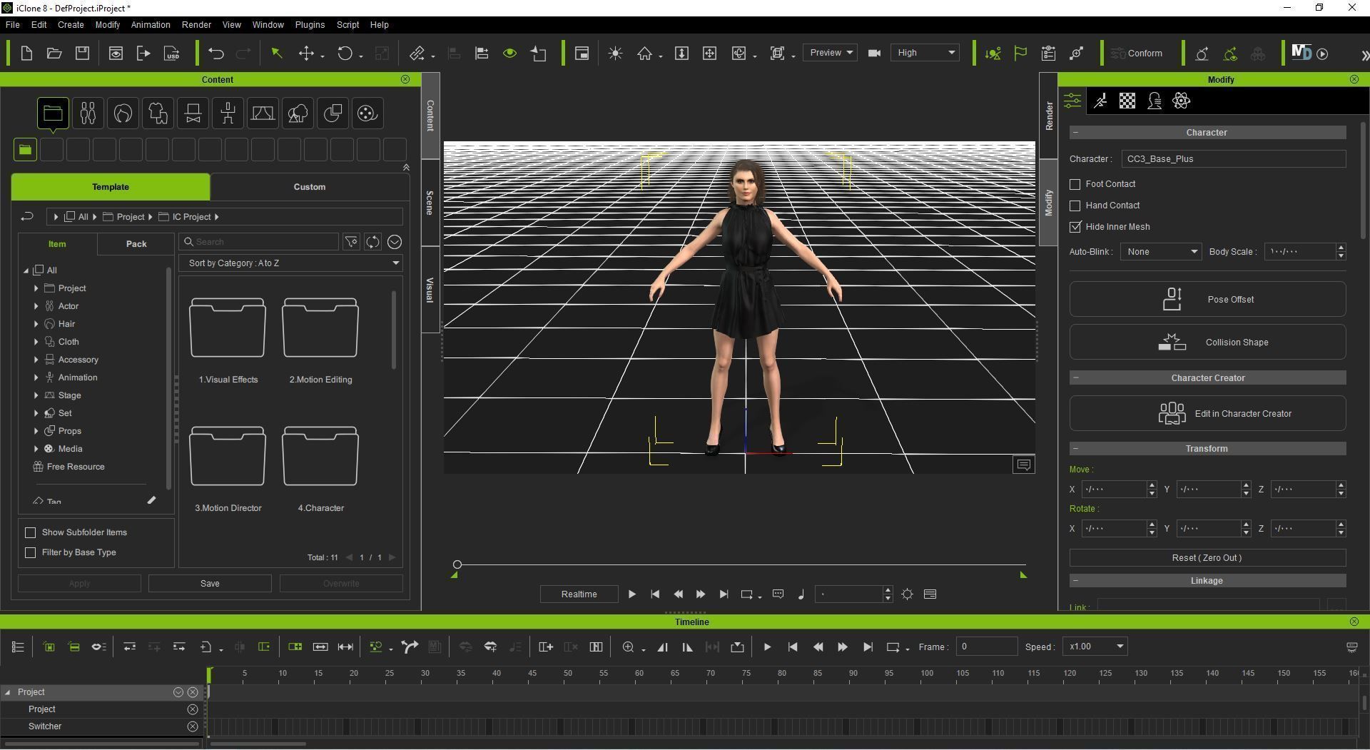 3D model Alexandra Daddario Rigged Animated 2500 Free Animation ...