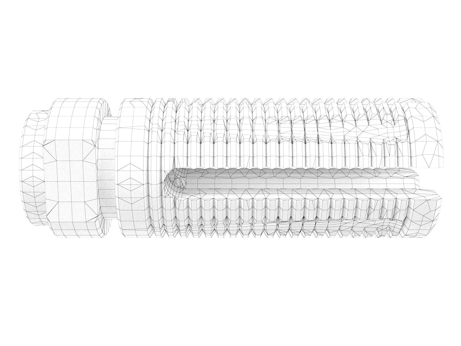 Plastic dowel 3D model | CGTrader