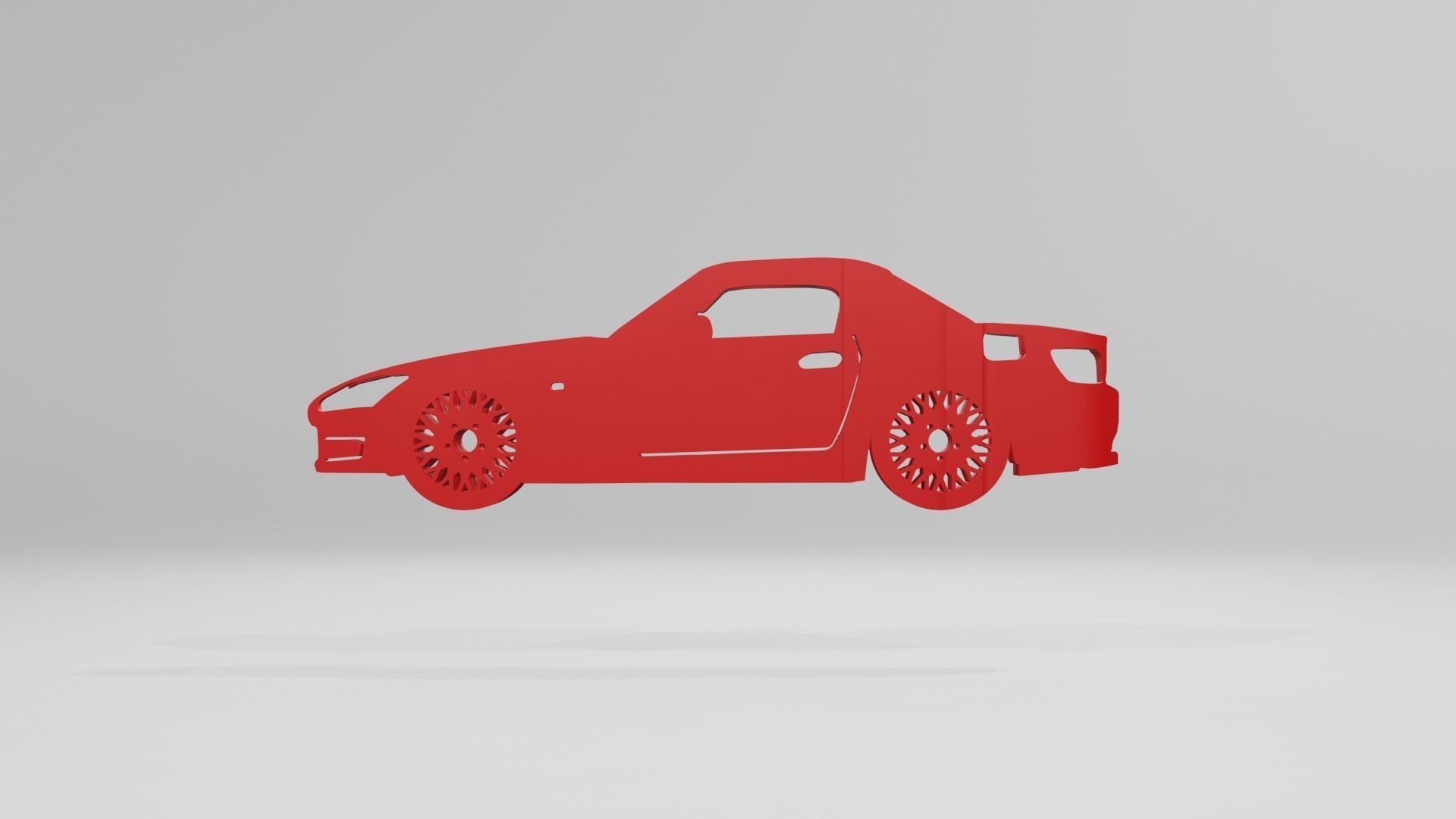 Honda S2000 - Keychain 3D model 3D printable | CGTrader
