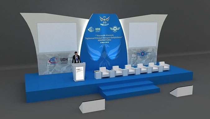 3D model Congress Stage 096 3D model | CGTrader