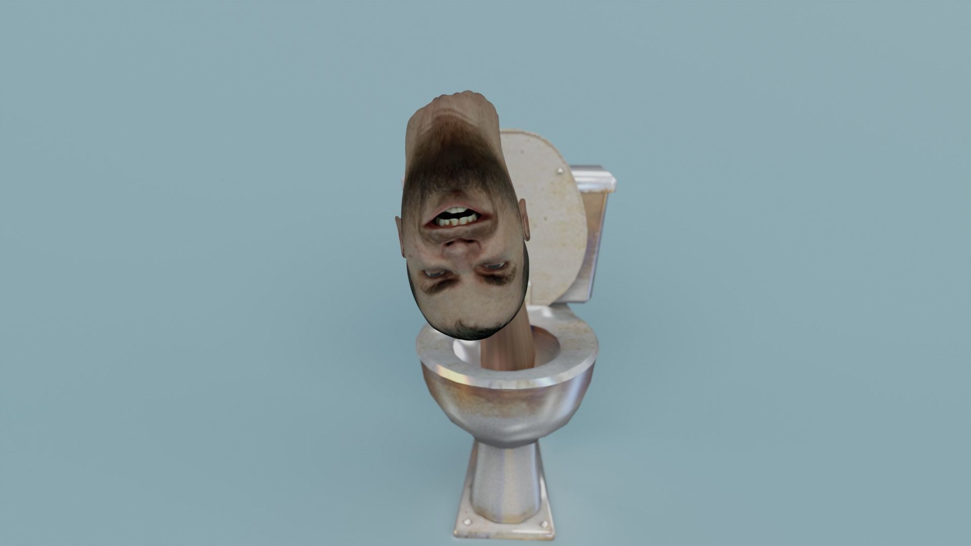 skibidi toilet Toilet man 2 3D model rigged | CGTrader