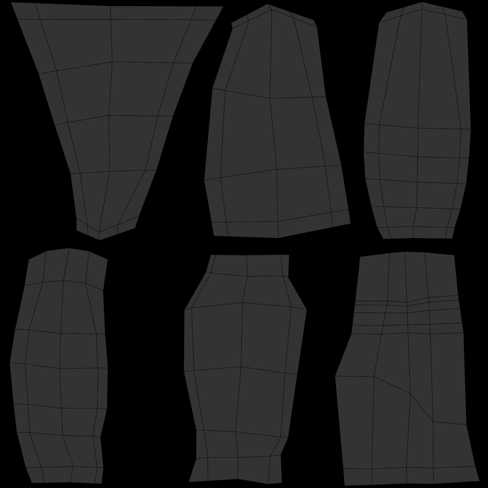 3D model Knee anatomy template VR / AR / low-poly | CGTrader