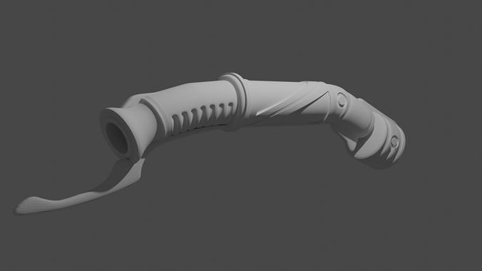 Count Dooku Lightsaber 3D model 3D printable | CGTrader