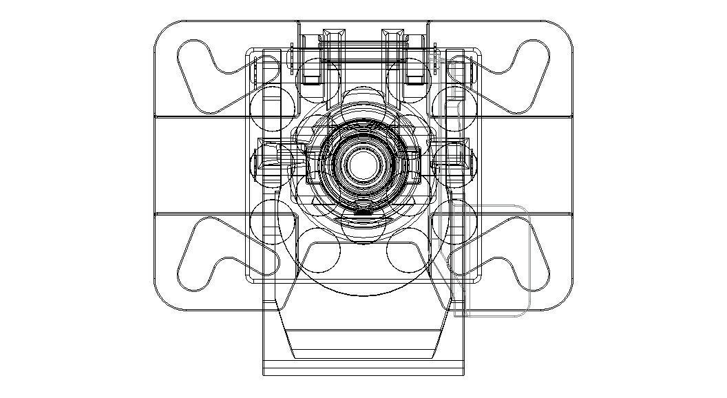 Adjustable Height Floor Lock 3D model rigged | CGTrader